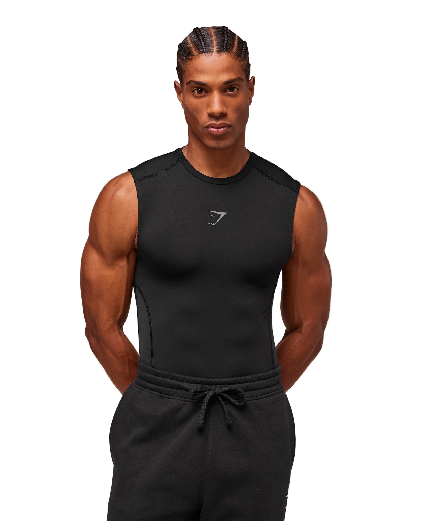 Element Tank compression fit Black - Unmatched Kicks